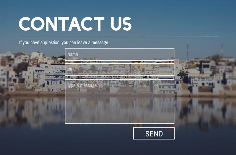 Contact Us Service Support Information Feedback Concept Stock Image ...