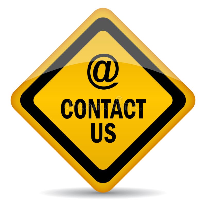 Contact us sign stock vector. Illustration of graphics - 28420381