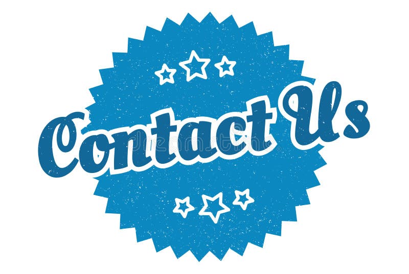 Contact Us Sign. Contact Us Vintage Retro Label Stock Vector ...
