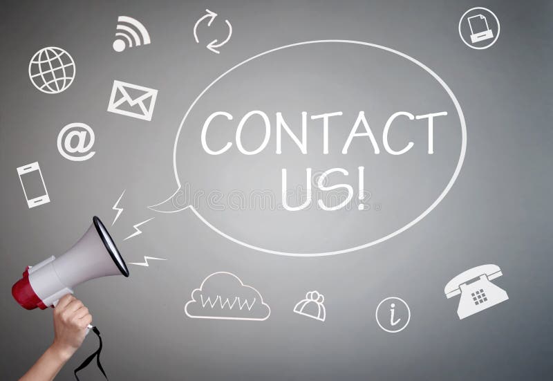 Contact us stock image. Image of contacts, white, networking - 25611835