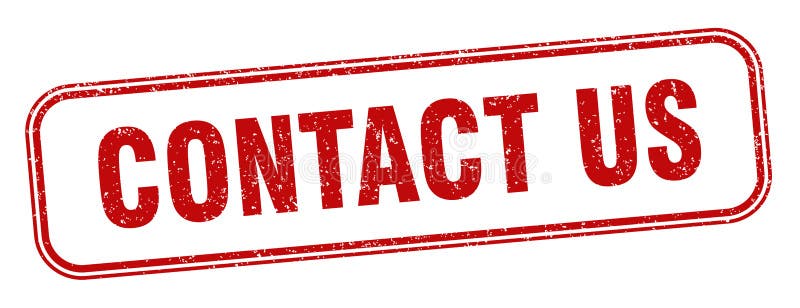 Contact Us Red Square Web Button Stock Vector - Illustration of ...