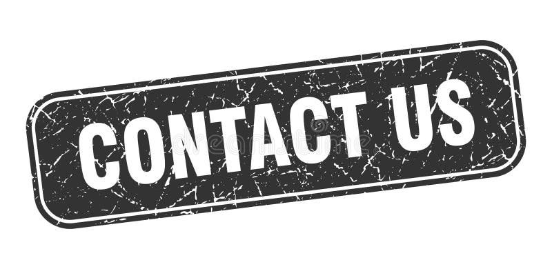 Contact Us Stamp. Contact Us Square Grungy Isolated Sign Stock Vector ...