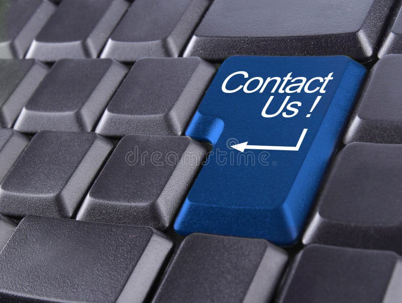 Contact Us or Support Concept Stock Image - Image of enter, customer ...