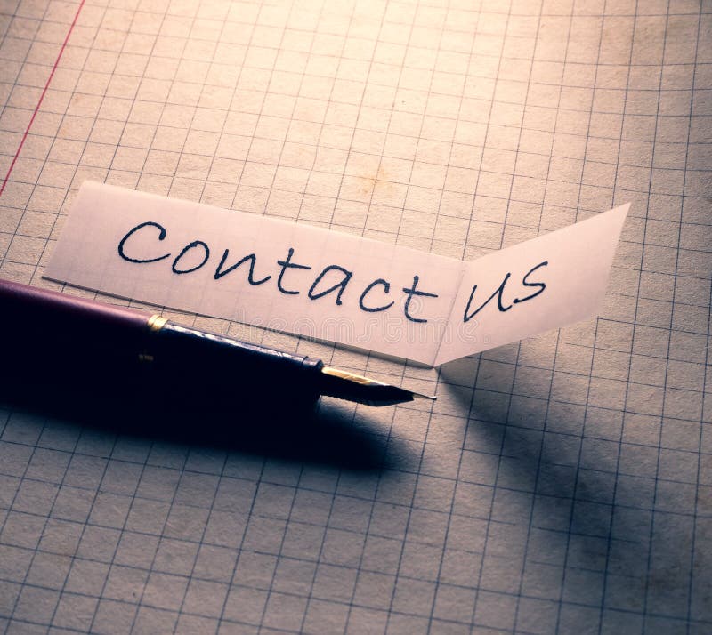 Contact Us Tag stock image. Image of choose, blue, correspondence ...
