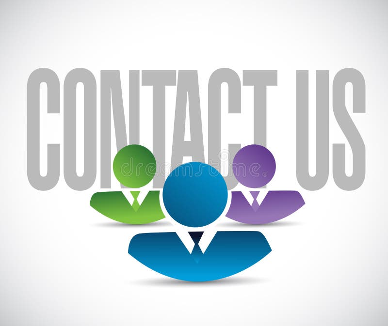 Purple Contact Us Icons Graphic Concept Stock Illustration ...