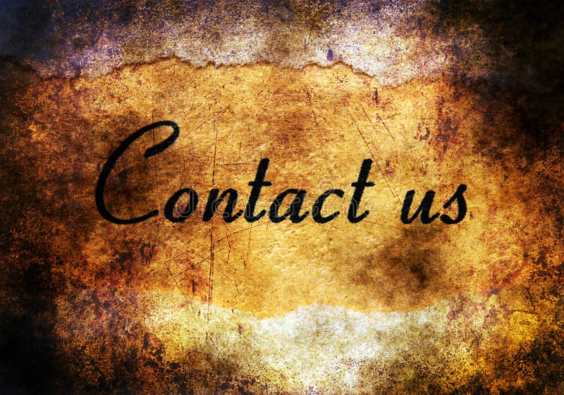 Contact Us Text on Grunge Background Stock Image - Image of document ...