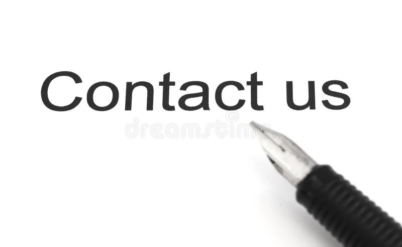 Pen writing contact stock image. Image of communicate, email - 18305