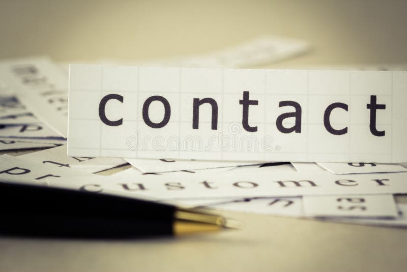 Business contact stock photo. Image of symbol, close - 29992316