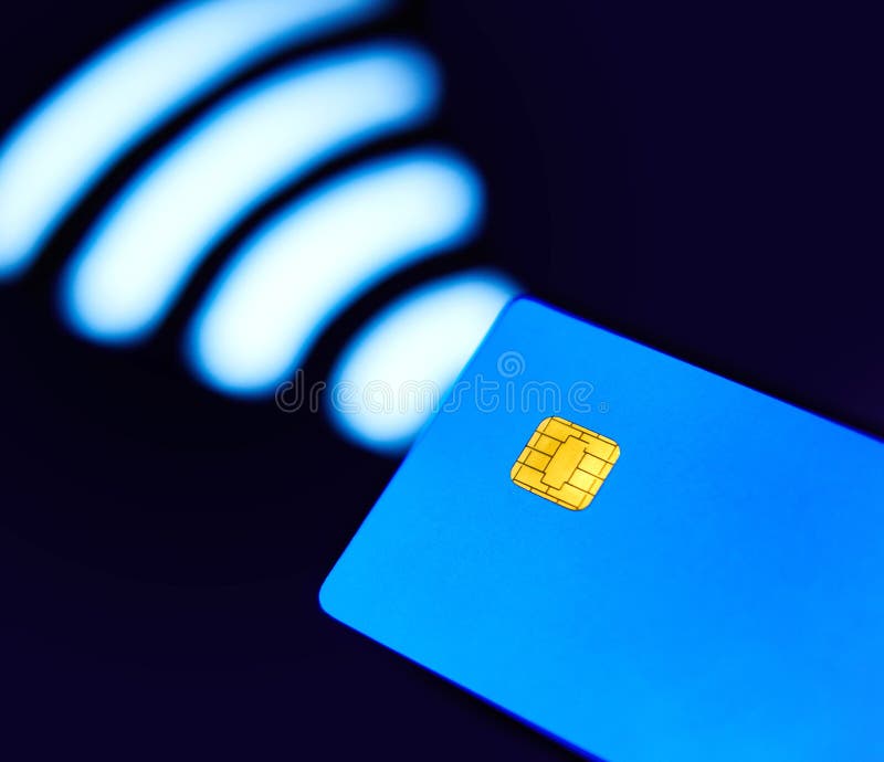 Contactless card stock image. Image of cashier, paywave - 57244897