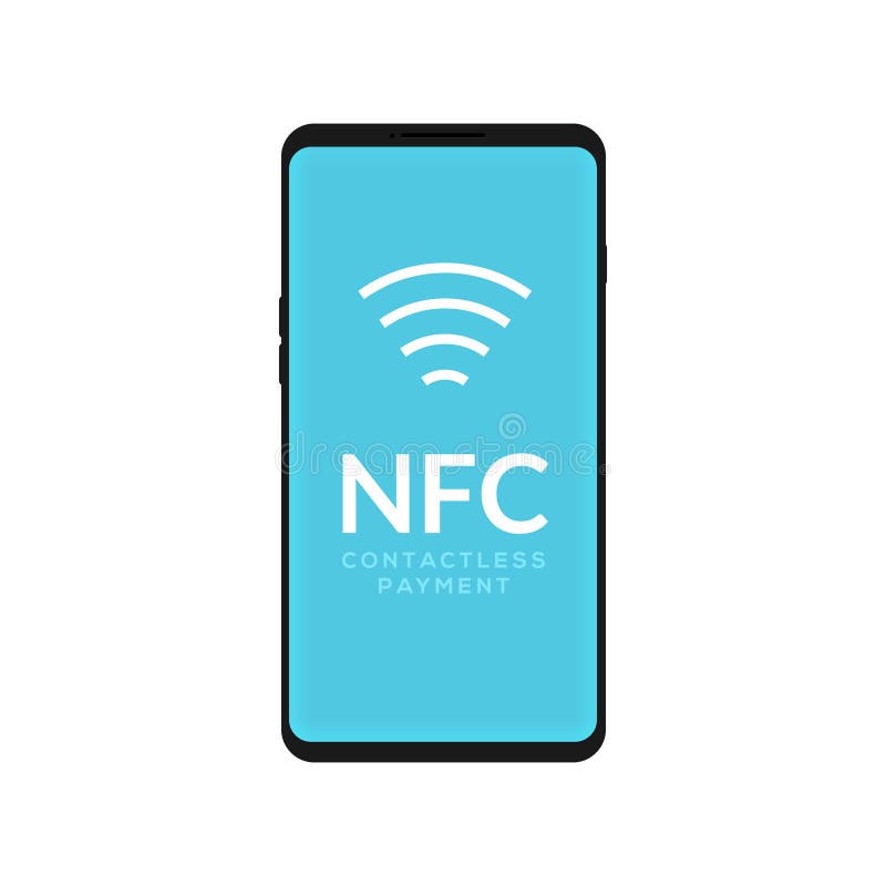 Contactless NFC Wireless Pay Mobile Sign Logo. Credit Card Nfc Payment ...