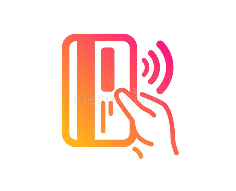 Contactless Payment Card Icon. Money Sign. Vector Stock Vector ...