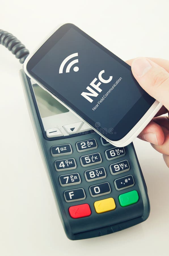 Contactless Payment Card with NFC Chip Editorial Stock Photo - Image of ...