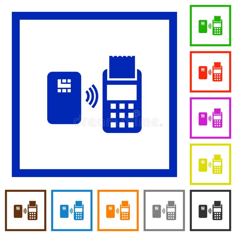 Square Contactless Stock Illustrations – 456 Square Contactless Stock ...