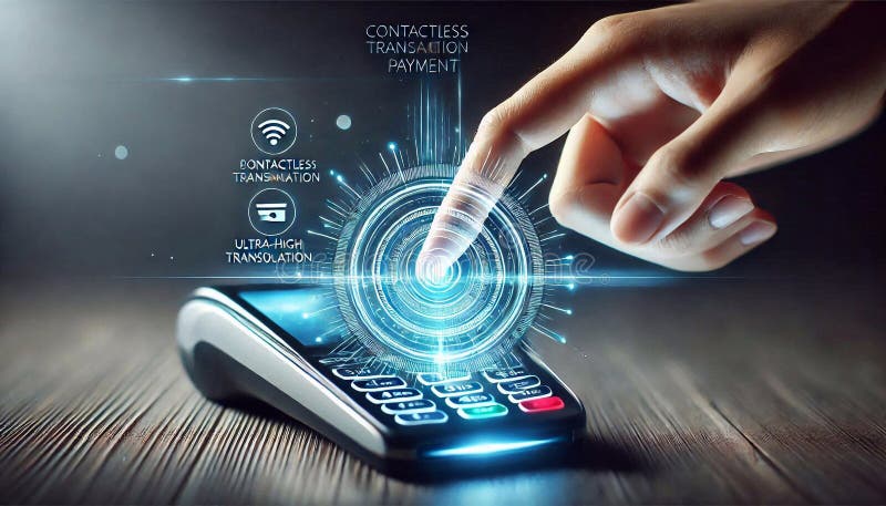 Contactless Payment of the Future with a Futuristic Touch Screen and ...