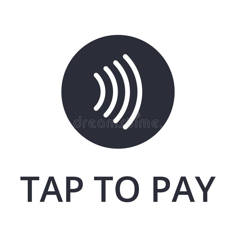 Tap To Pay Concept - Sign. Contactless Payment Icon. Editorial Photo ...
