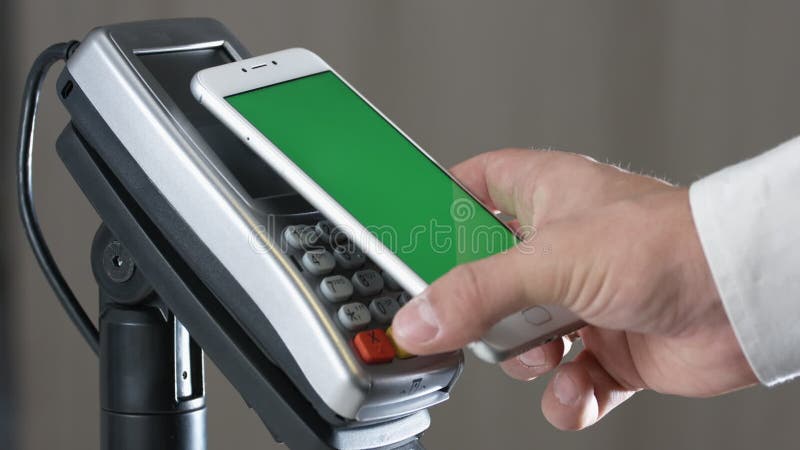 Contactless Payment with Smartphone Stock Video - Video of phone ...