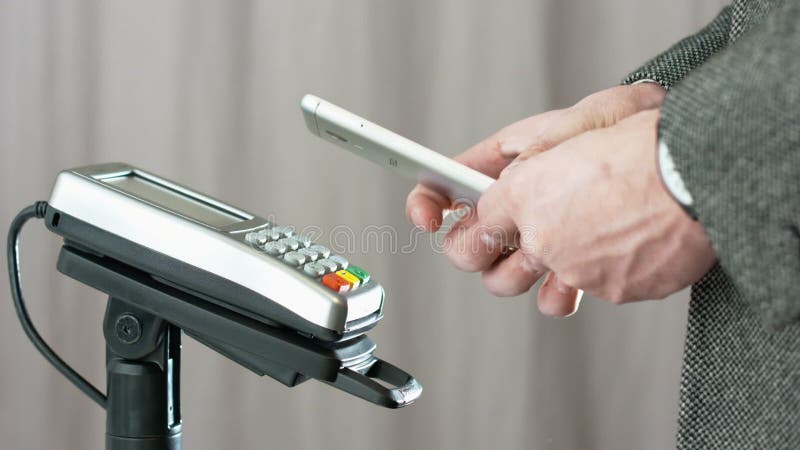 Contactless Payment with Smartphone Stock Video - Video of phone ...