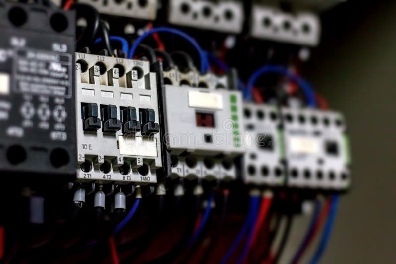 Contactor. stock image. Image of electronic, circuit - 262282301