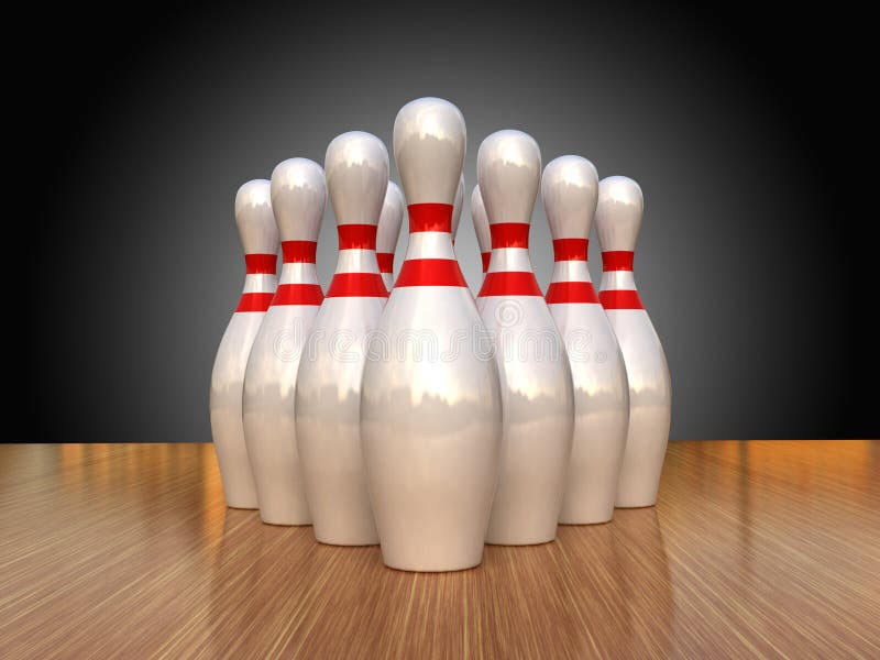 Contactos de bowling stock de ilustración. Ilustración de bola - 14647478