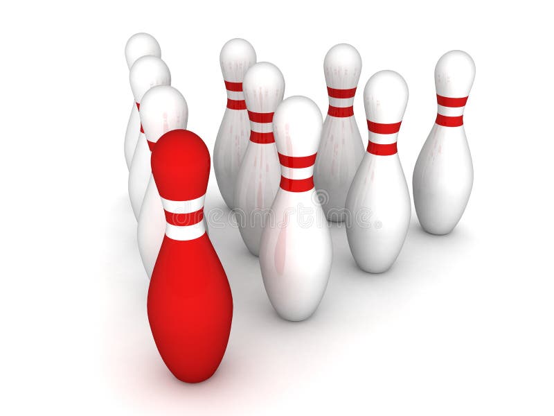 Contactos de bowling stock de ilustración. Ilustración de deporte - 3433802