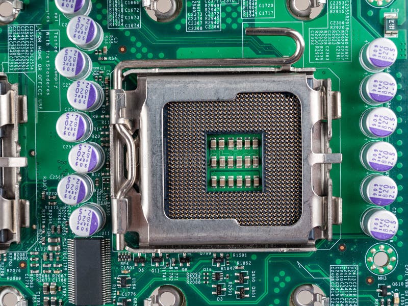 Contacts for Connecting the CPU on the Motherboard To the Processor ...