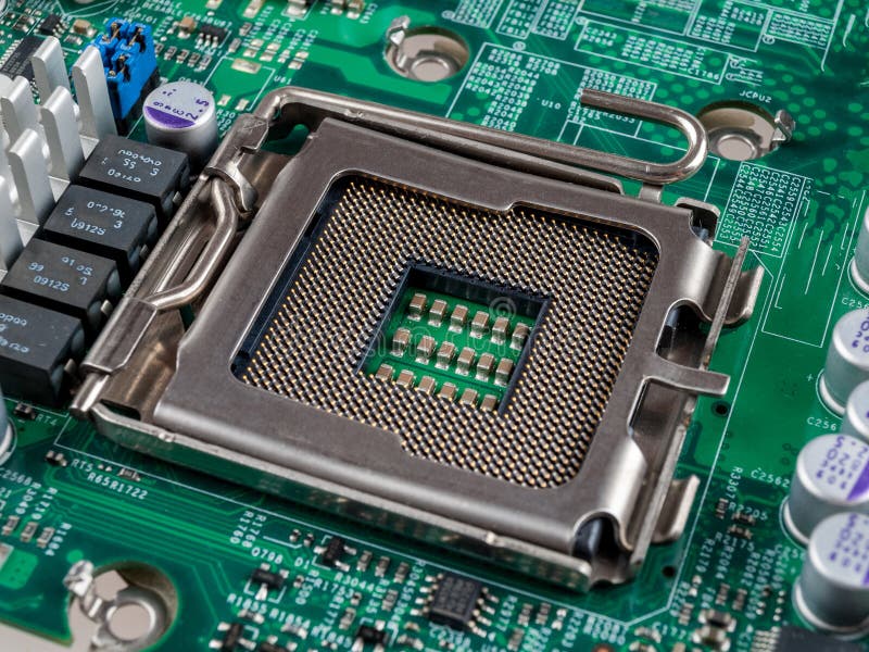 Contacts for Connecting the CPU on the Motherboard To the Processor ...