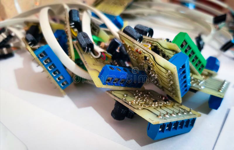 Contacts and Connectors on Electronic Radio Boards and Electronic ...