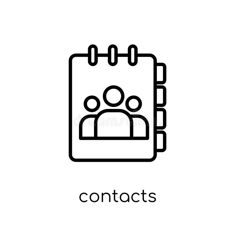 Contacts Icon Vector. Trendy Flat Contacts Icon from Communication ... Contacts Icon Vector. Trendy Flat Contacts Icon from Communication ...