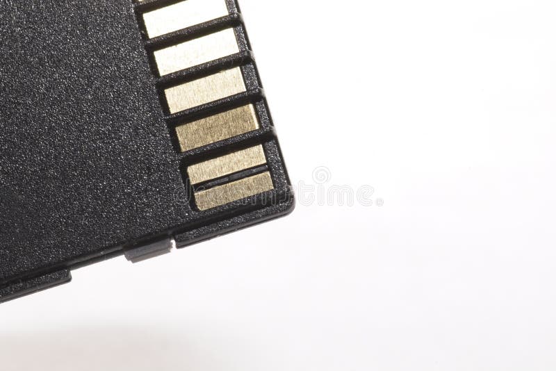 Contacts on a Secure Digital Card Stock Image - Image of camera, copy ...
