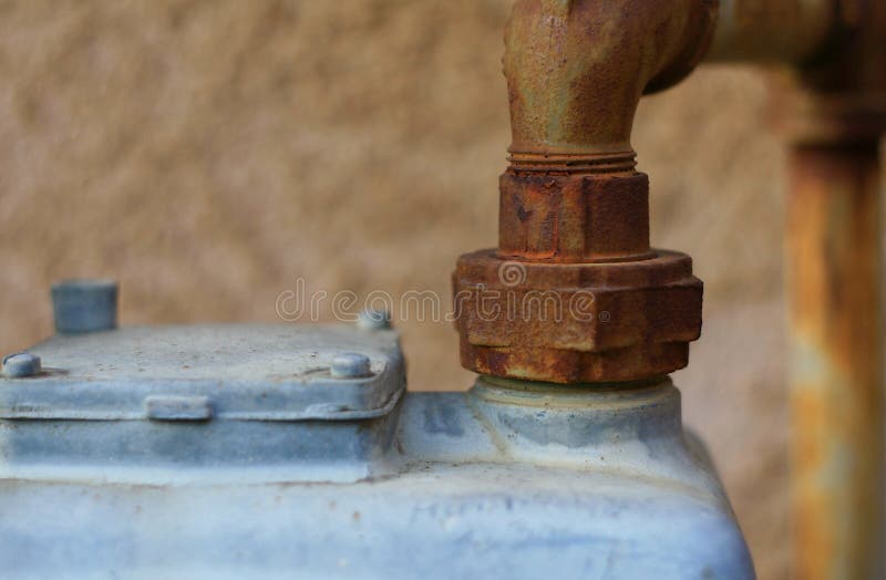 Rusty Gas Meter Imagen. Imagen: 2340701