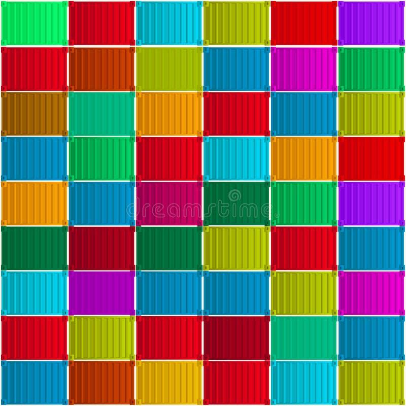 Container background stock vector. Illustration of docked - 23902843