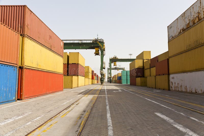 Container blocks stock image. Image of crate, pier, load - 20828509