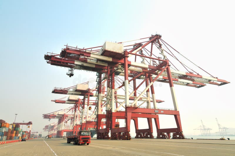 Container blocks stock image. Image of international - 22046145