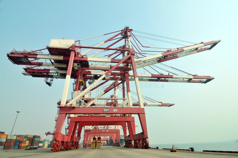 Container blocks stock image. Image of shipyards, provide - 22046169