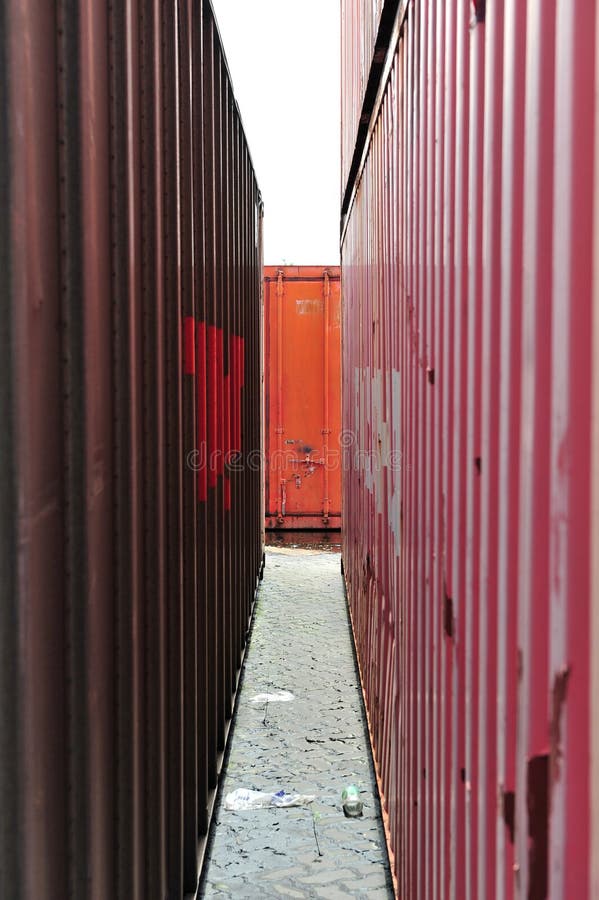 Container blocks stock image. Image of terminals, steel - 21260317