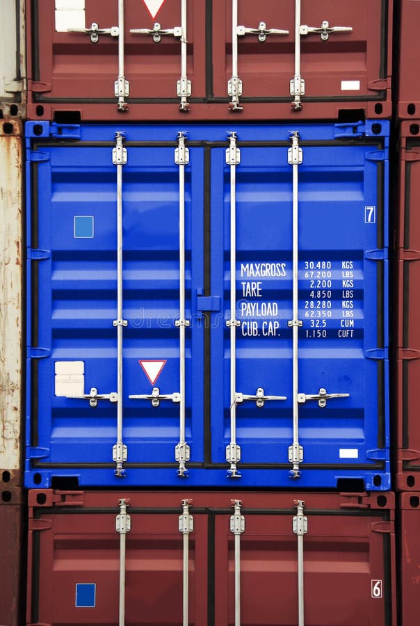 Shipping container stock photo. Image of moving, industry - 5055318