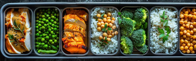 A Container Brimming with Different Types of Food Items, Including ...