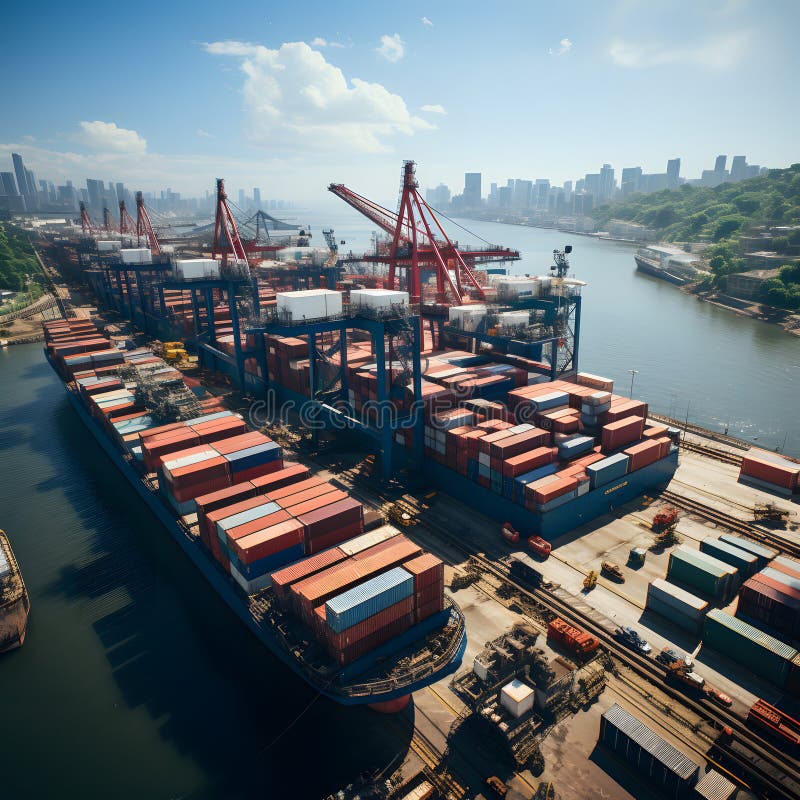 Container Bridge Stock Illustrations – 722 Container Bridge Stock ...