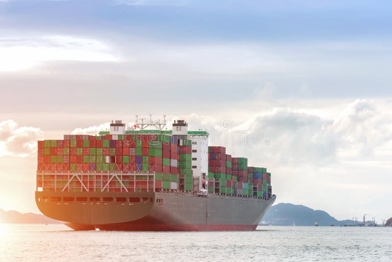 Working in the Shipyard, Even Though Tired, Keep the Spirit Stock Image ...