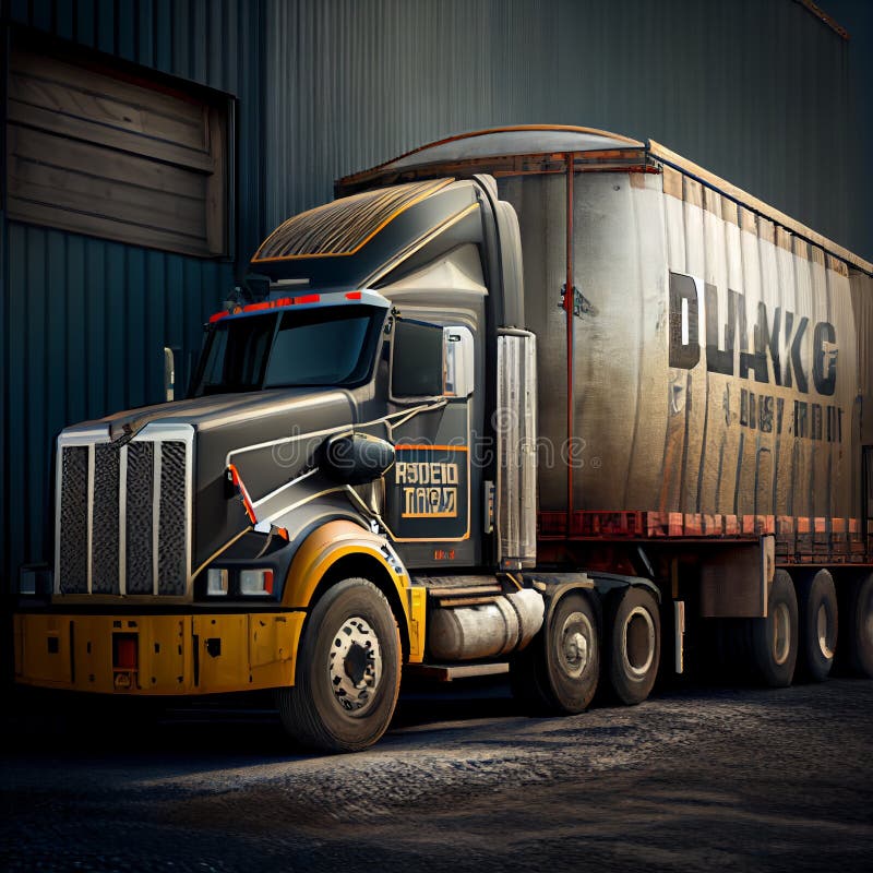 Container Cargo for Logistics Stock Illustration - Illustration of ...