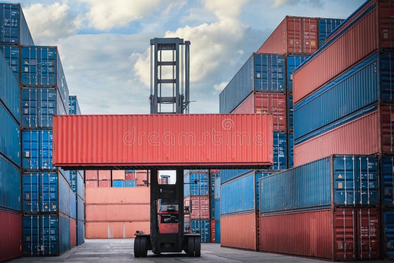 Container Cargo Port Ship Yard Storage Handling of Logistic ...