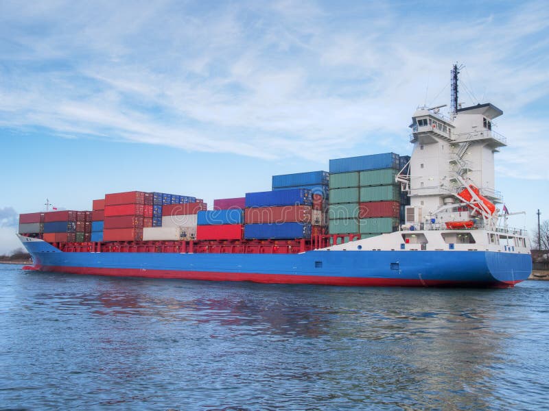 Cargo ship stock photo. Image of ship, marine, shipping - 7189830