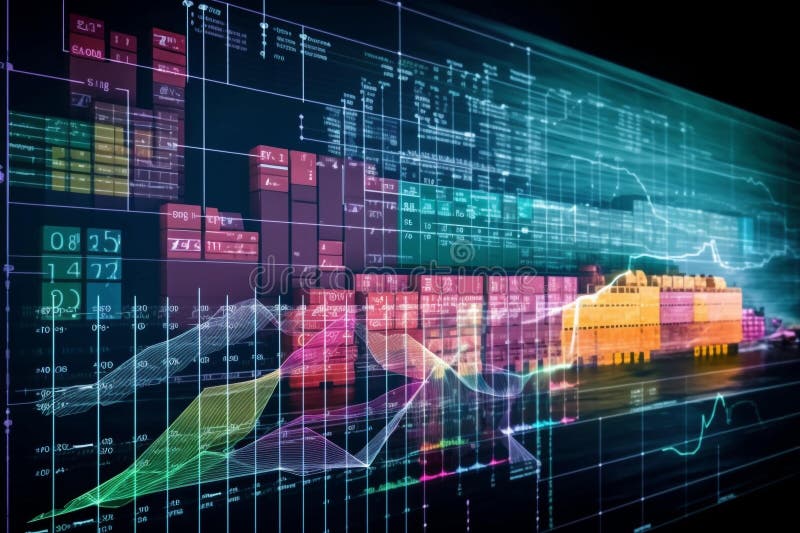 Container Cargo Ship Global Business Logistics Import Export Freight ...