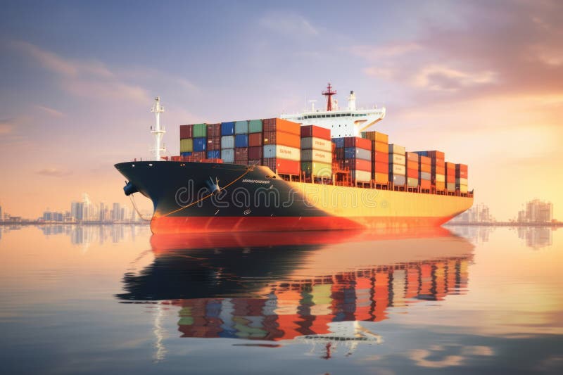 Container Cargo Ship, Seamless Logistics and Transportation Required ...