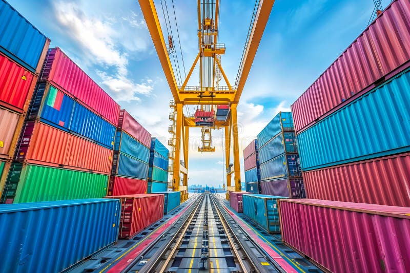 Container Cargo Shipping Import and Export for Logistics Transportation ...