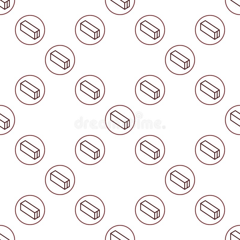 Container in Circle Vector Minimal Cargo Seamless Pattern Stock Vector ...