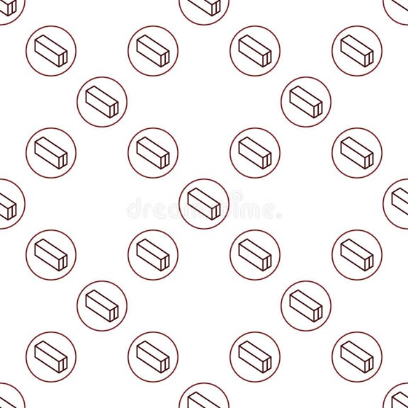 Container in Circle Vector Minimal Cargo Seamless Pattern Stock Vector ...