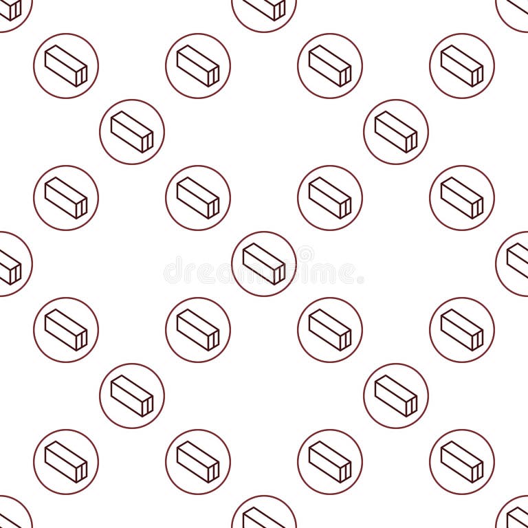 Container in Circle Vector Minimal Cargo Seamless Pattern Stock Vector ...