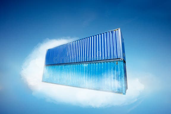 Container in Cloud a Software Infrastructure Concept Stock Image ...