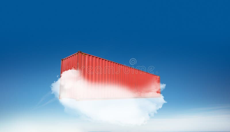 Container in Cloud a Software Infrastructure Concept Stock Image ...